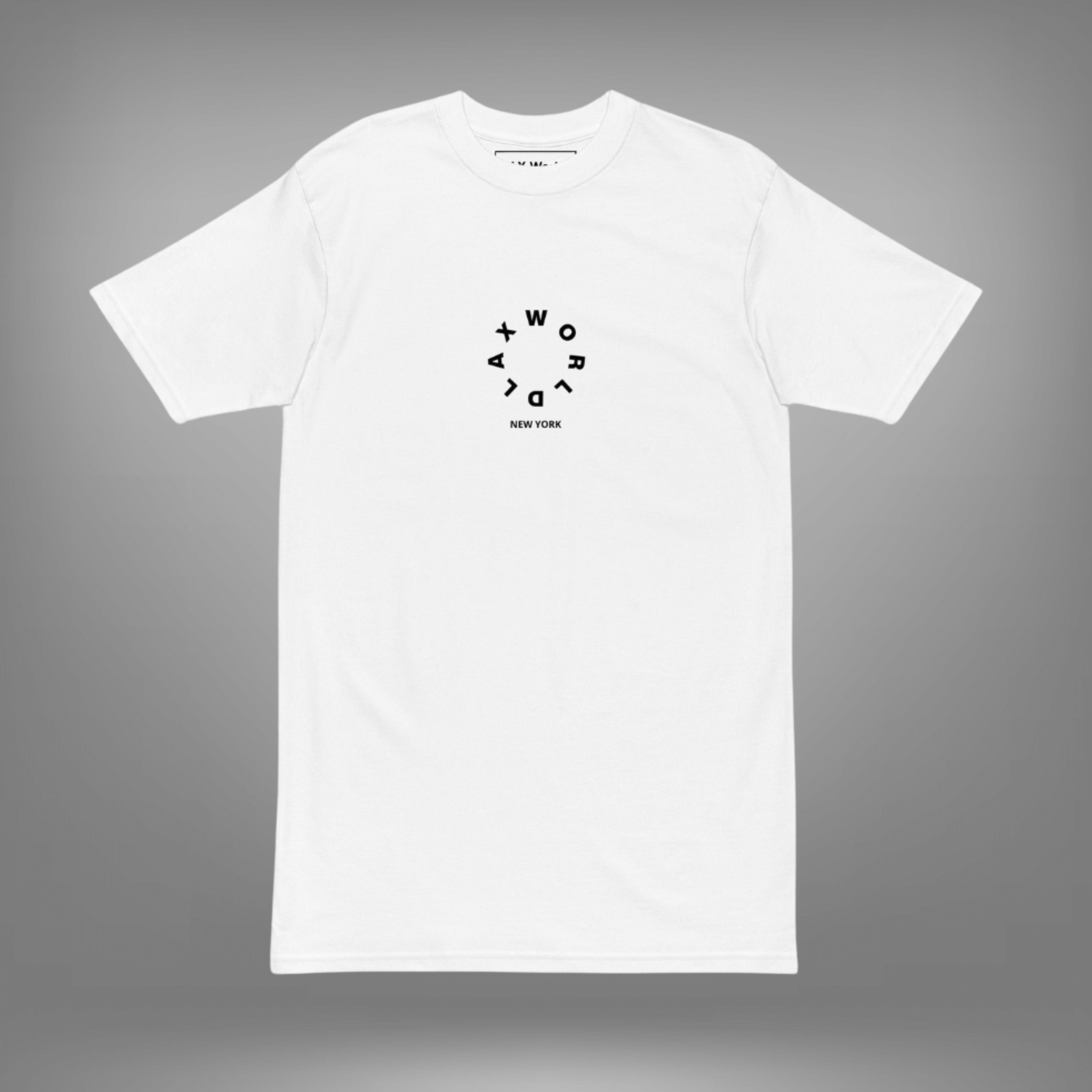 Classic White Oversized Wordmark Crew Neck Lacrosse T Shirt | White ...