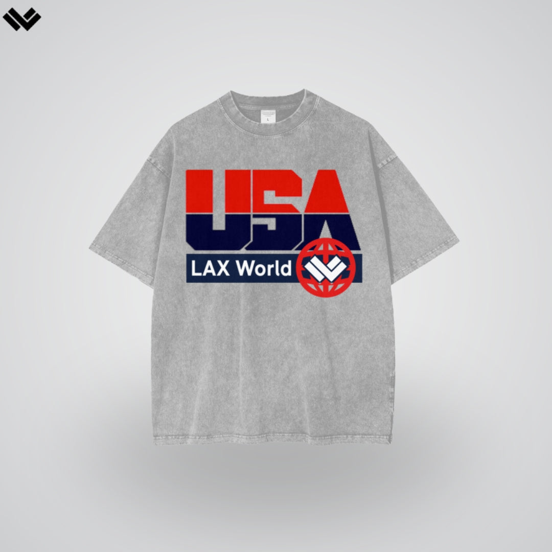 Acid Wash Oversize T-Shirt - 250 GSM – LAX World